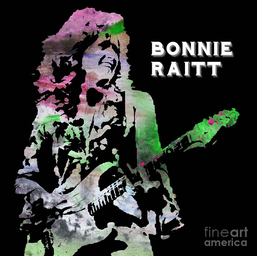 Funky Bonnie Raitt Poster Painting by John Malone - Pixels Funky Bonnie Raitt Poster Painting by John Malone - Pixels