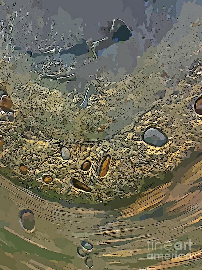 Geological Layers Seven Drawing by John Malone - Fine Art America