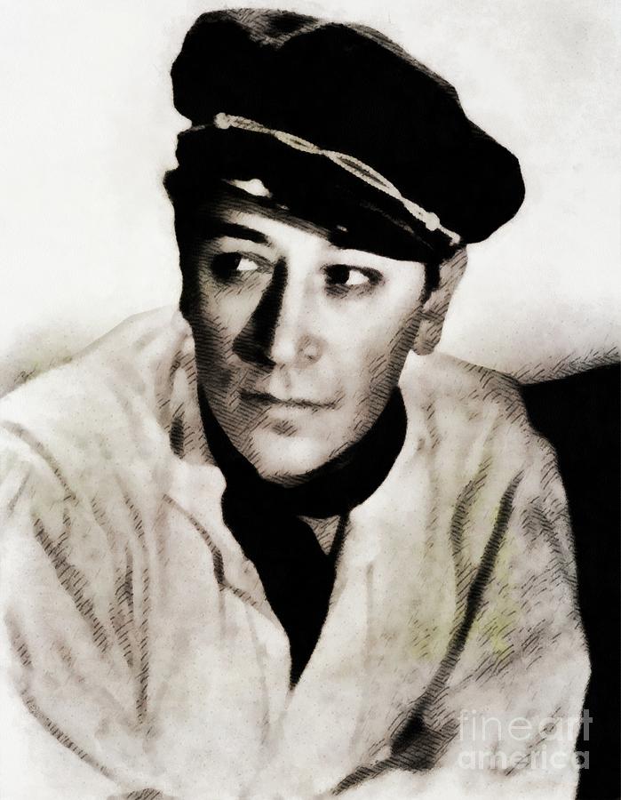 George Raft, Vintage Movie Star Painting by Esoterica Art Agency ...