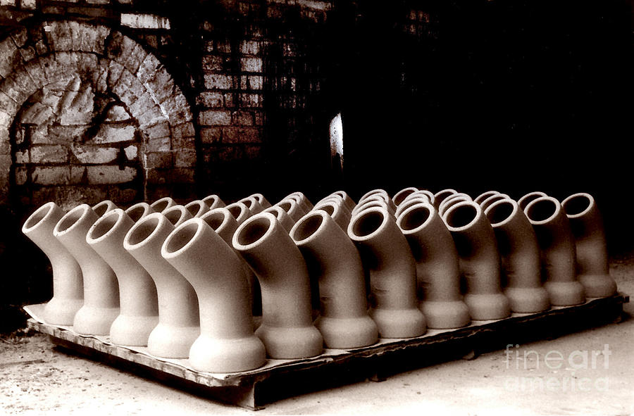 Gladding McBean Pipe Photograph by Leslie Wells - Pixels