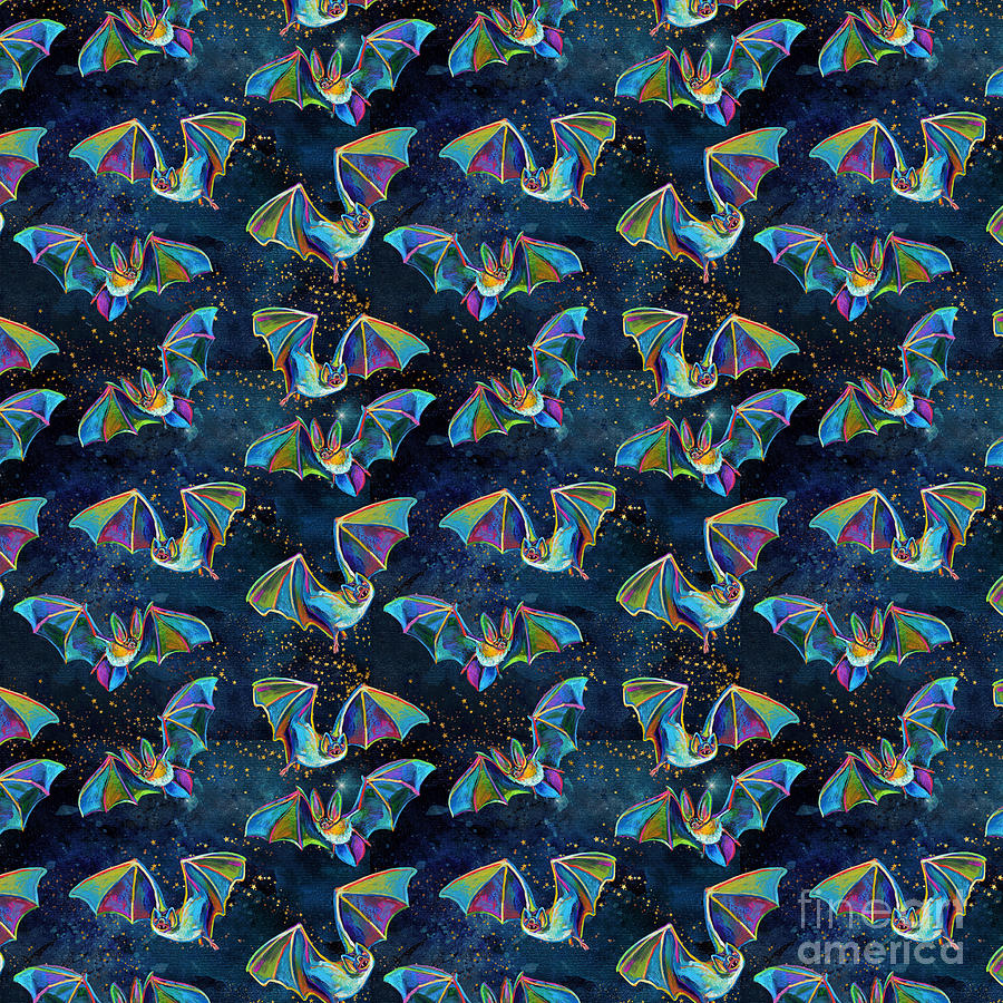 Gothic Bat Pattern Painting by Robert Phelps - Fine Art America