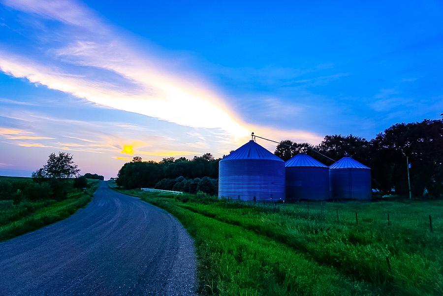Grain Bin Sunset 200th Photograph By Kyle Mock Fine Art America