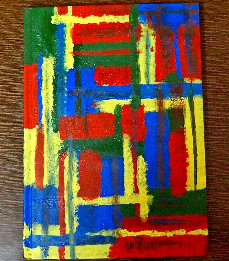 Grid pattern Painting by Jerry - Fine Art America