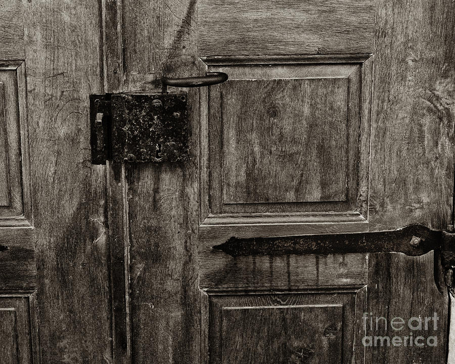 Handle Lock Hinge Digital Art by Gary Rieks - Fine Art America