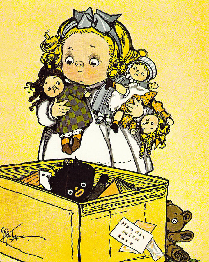 Handle With Care Painting by Grace Drayton