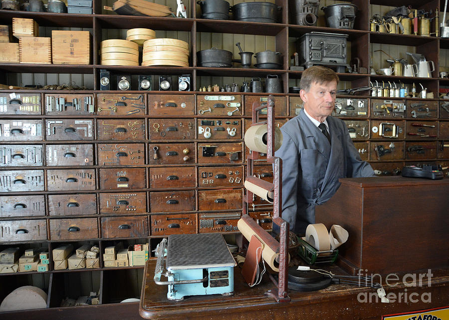 Hardware Man Photograph by Andrea Simon - Pixels