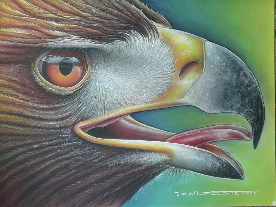 Hawk Painting by David Easterly - Fine Art America