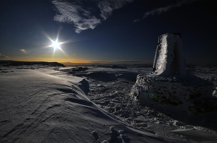 Hay Bluff Trig Point Photograph by Nigel Forster | Fine Art America