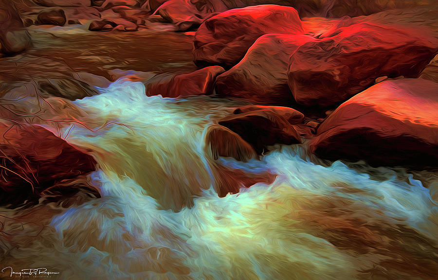 Hellish Flow Mixed Media by Todd Yoder - Fine Art America