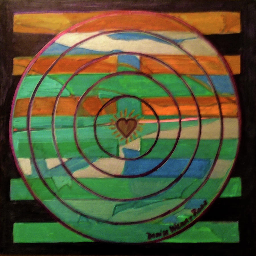 Hexagram 41-Sun-Decrease Painting by Denise Weaver Ross - Fine Art America