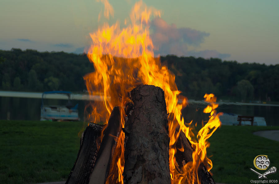 High contrast fire Digital Art by John Castora - Fine Art America