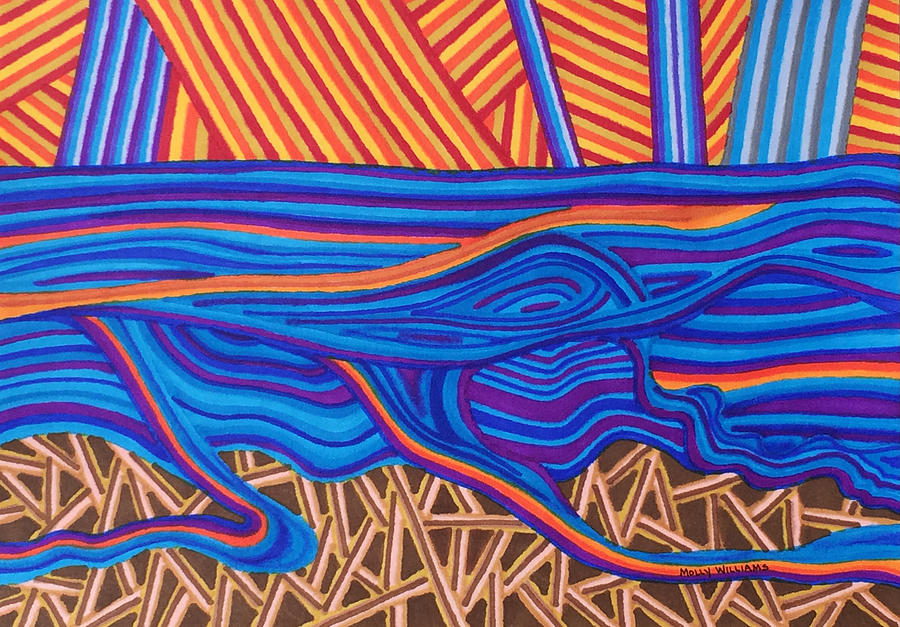 High Tide Drawing by Molly Williams - Fine Art America