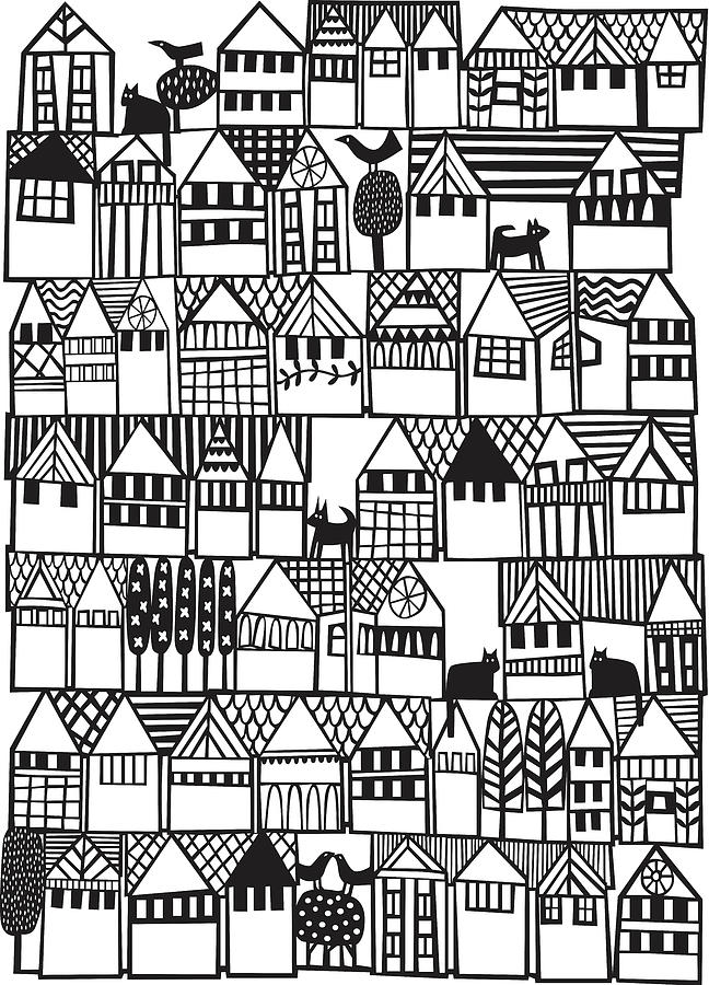 Hillside Mixed Media by Caroline Rees - Fine Art America