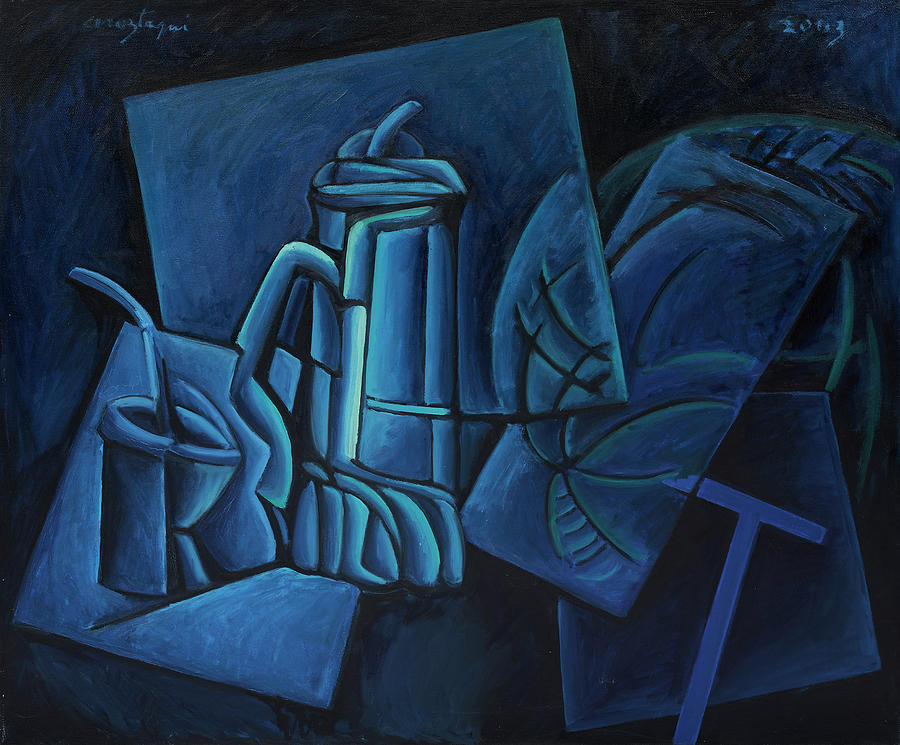 Horizontal composition with various elements Painting by Joaquin ...