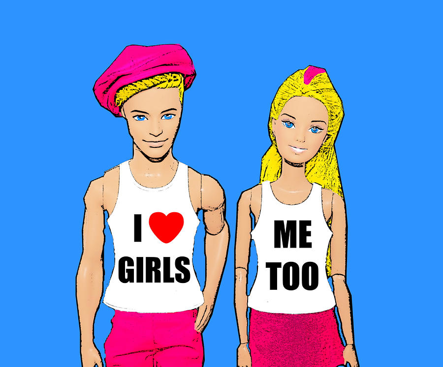 I Love Girls Me Too Digital Art By Kirsty Hotson Fine Art America
