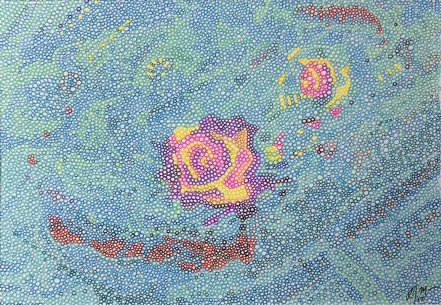 Ice Flower Drawing by Robert Joseph Moreau - Fine Art America