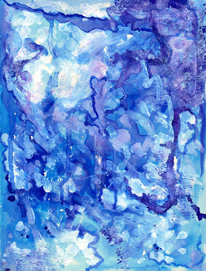 Ink Abstract Painting by Srimati Arya Moon - Fine Art America