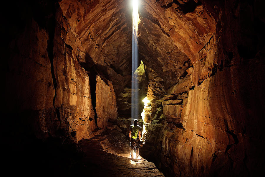 Inside Devil's Cave Photograph by Jeff White - Fine Art America