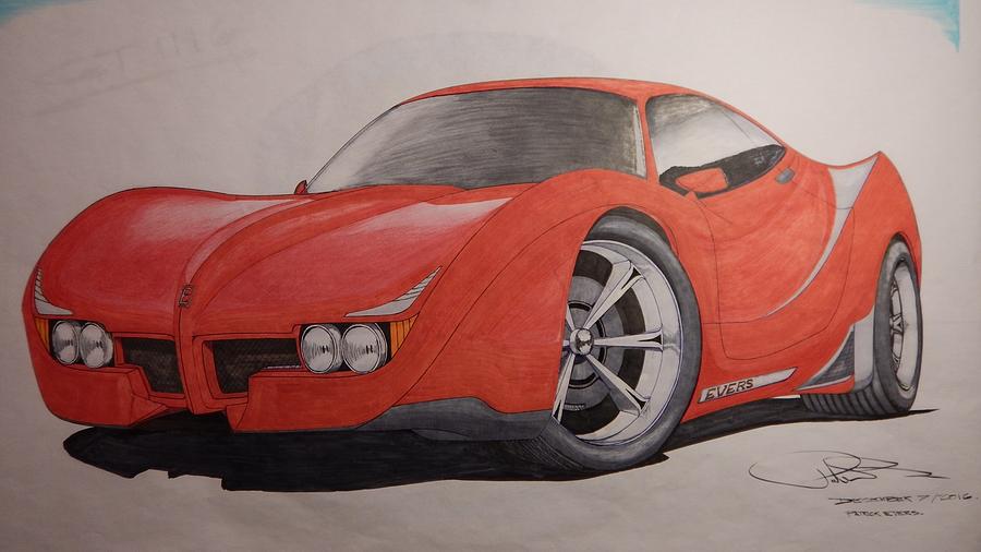 Inspiration One Drawing by Patrick Evers - Fine Art America