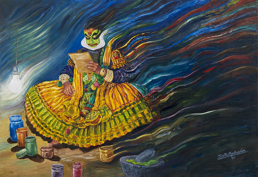 Invocation Painting by Sethu Madhavan - Pixels