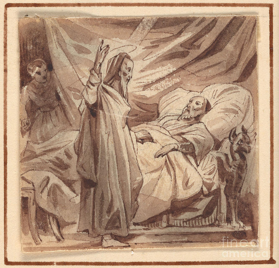 Isaiah and King Hezekiah Painting by Celestial Images - Fine Art America