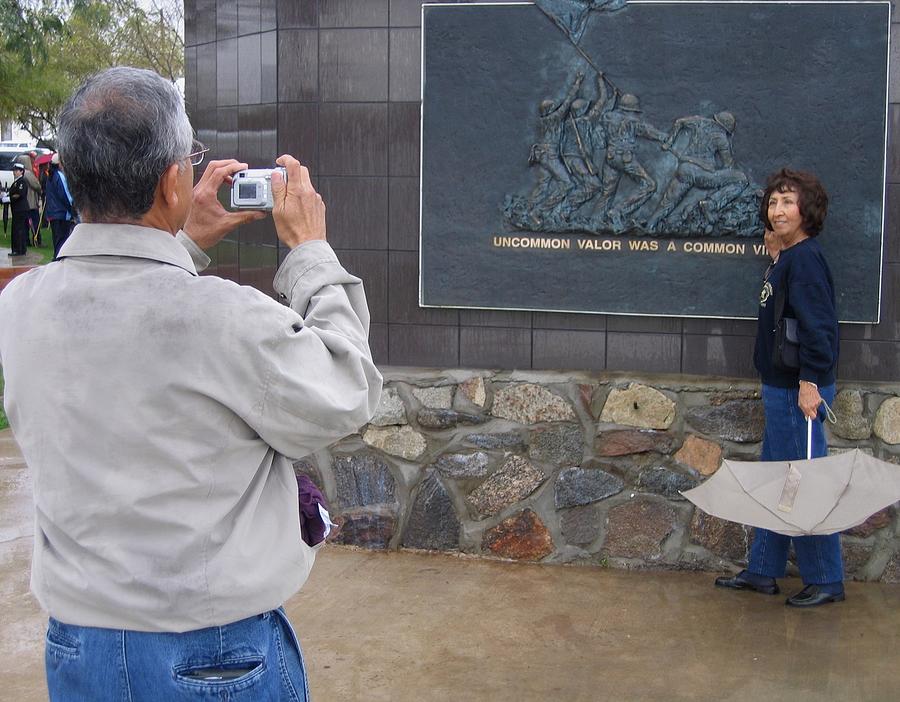 Iwo Jima Flag Raising Memorial Sacaton Arizona 2005 Photograph By David Lee Guss Fine Art America