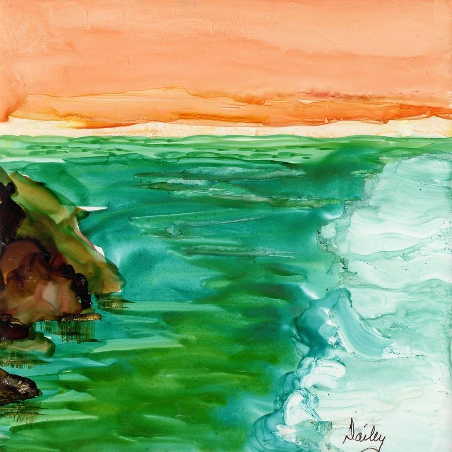 Jade Flow Painting by Islamorada Reflections - Pixels