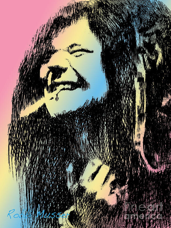 Janis Joplin Drawing By Robbi Musser Fine Art America