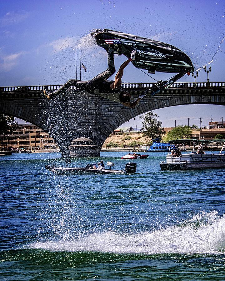Jetski Flip Step 3 Photograph by Fred Hahn - Fine Art America