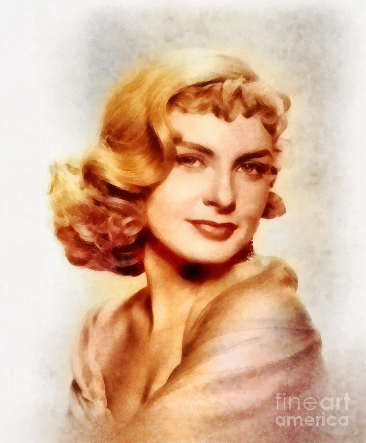 Joanne Woodward, Vintage Hollywood Actress Painting by Esoterica Art Agency - Pixels