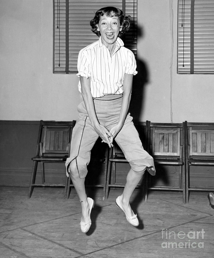Jokester Imogene Coca 1955 Photograph By Anthony Calvacca