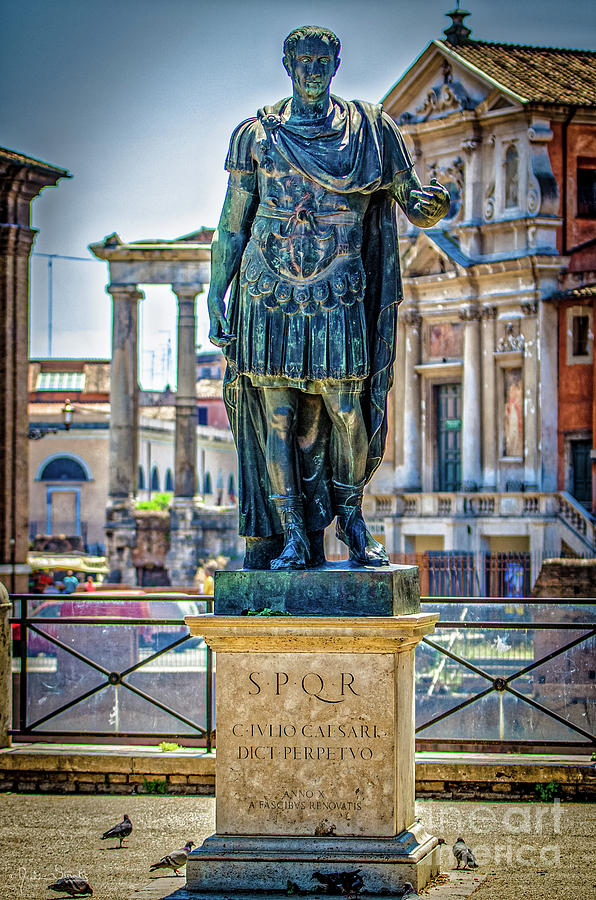 Julius Caesar Bronze Statue #5 Photograph by Julian Starks - Fine Art ...