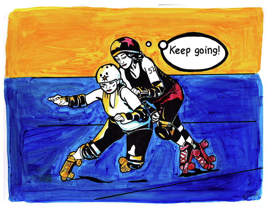 Keep Going Mixed Media by Brandy Devoid - Fine Art America