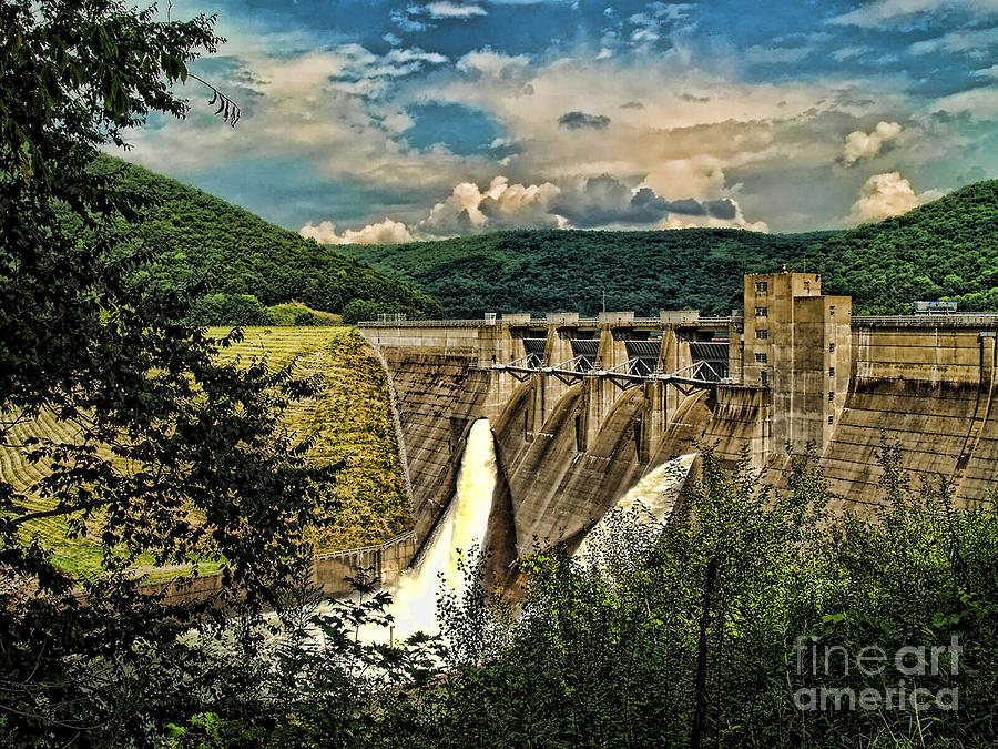 Kinzua Dam Photograph by Gaby Swanson Kinzua Dam Photograph by Gaby Swanson