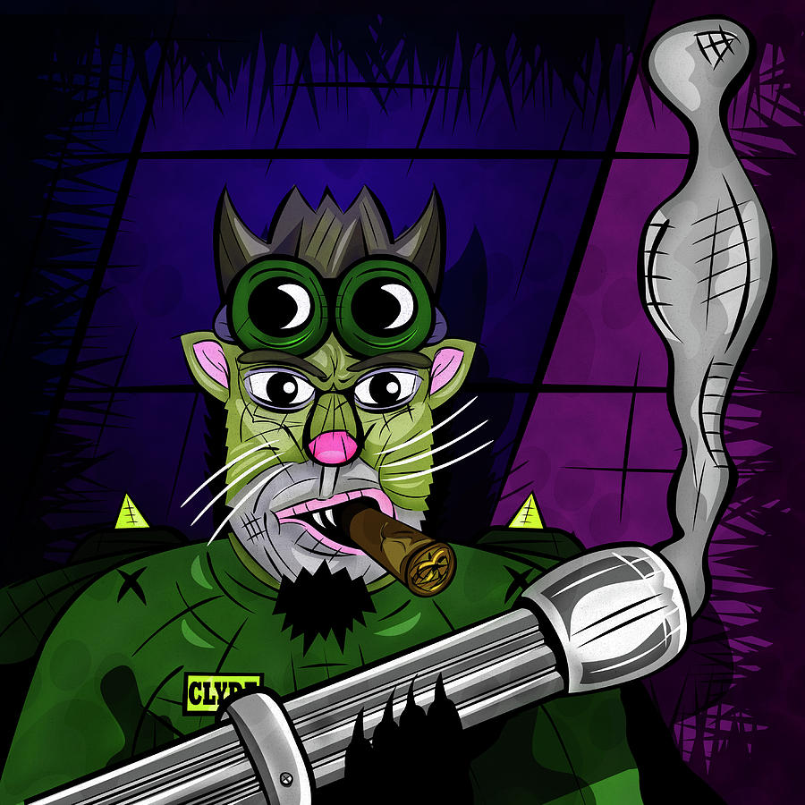 Kitty Commando Digital Art by Tim Wilson Jr - Pixels