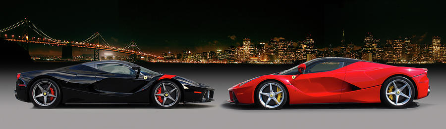 La Ferrari Face-off Photograph by Dennis Fugnetti - Fine Art America