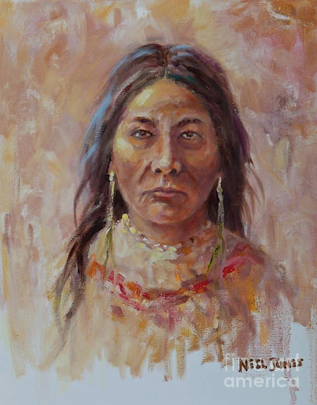 Lakota Painting by Neil Jones - Fine Art America
