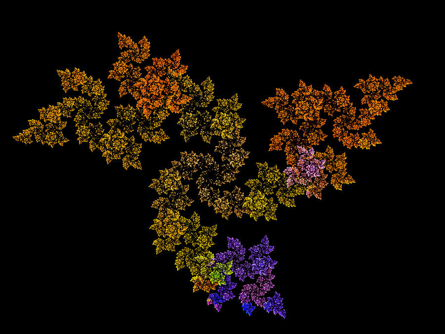 Leaf Pattern Digital Art by Timothy Johnson - Fine Art America