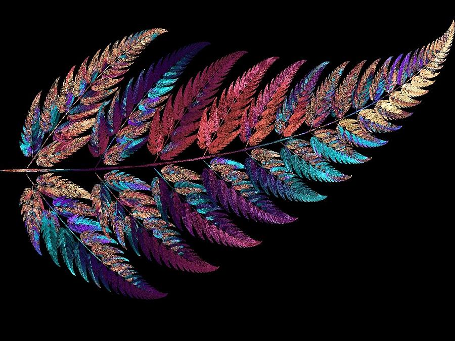 Leaf Reflection Digital Art by Kreative Minds Technology - Fine Art America