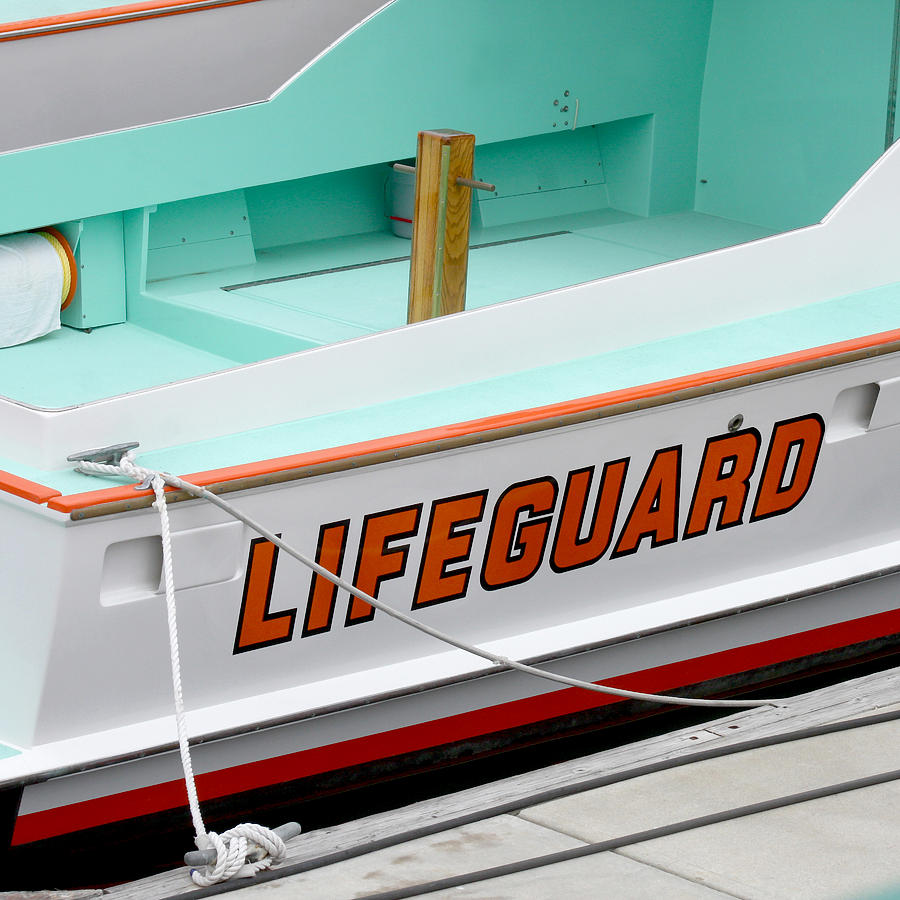 Lifeguard Rescue Boat Photograph by Art Block Collections