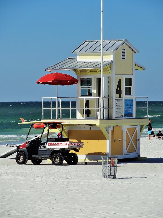 Lifeguard Station Photograph by Marnie Malone - Fine Art America
