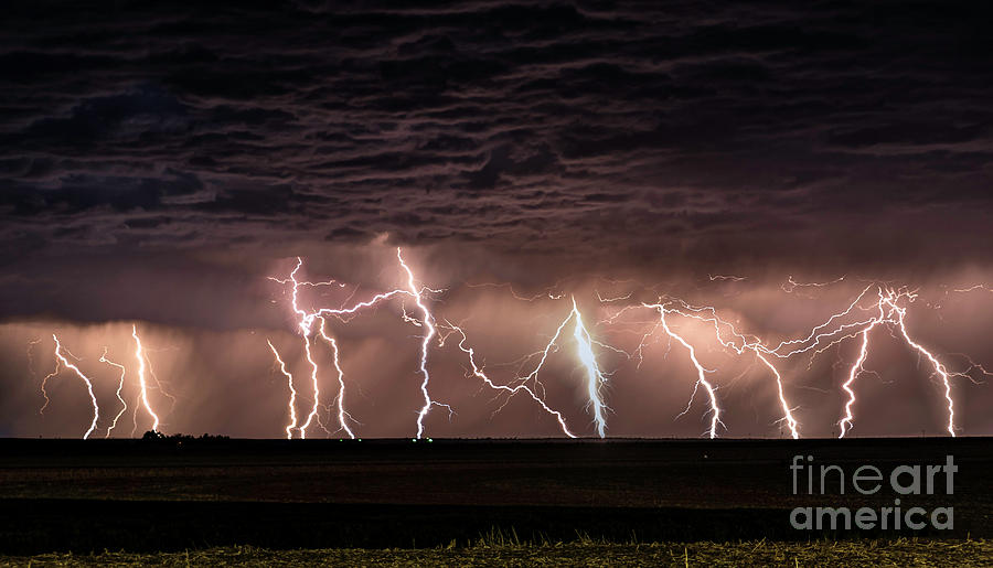 Lightning Show Photograph by Willard Sharp - Fine Art America