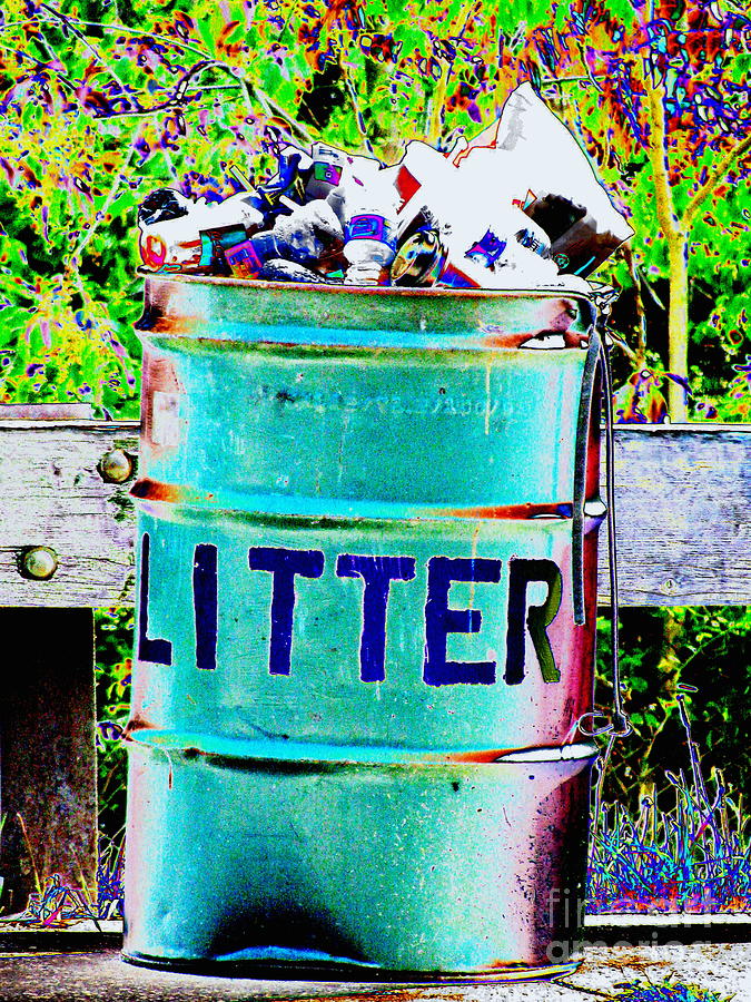 Litter Photograph by Colleen Kammerer - Pixels