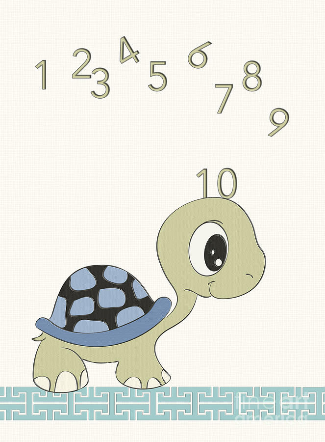 Little Turtle Counts To Ten Photograph by Izabela Wojcik - Fine Art America