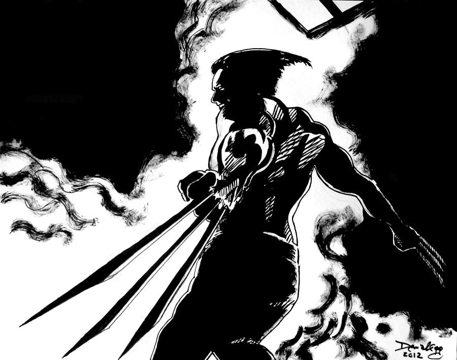 Logan Drawing by Demian Legg - Fine Art America