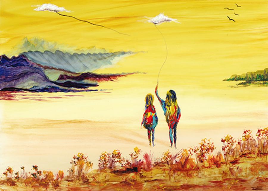 Looking Back Painting by Thomas Savageau - Fine Art America