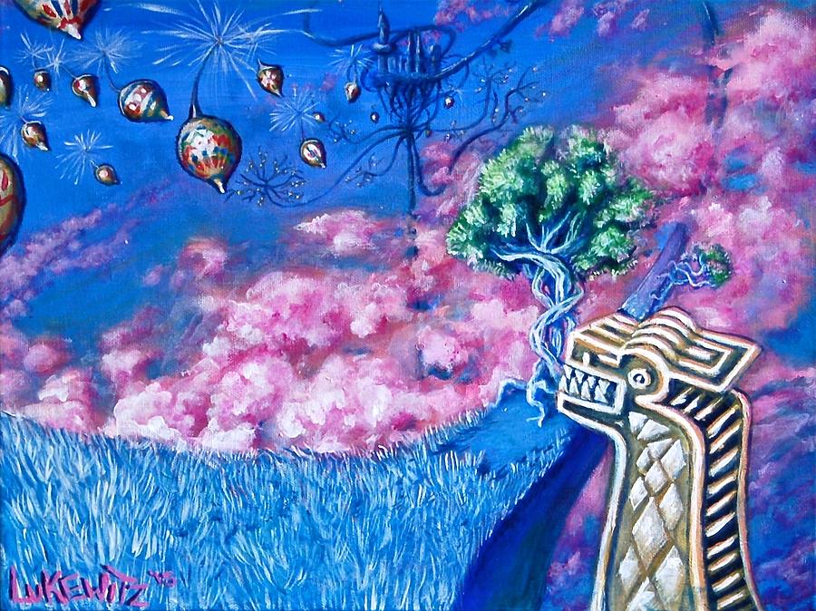 Lucid Azure Painting by Luke Horowitz - Fine Art America