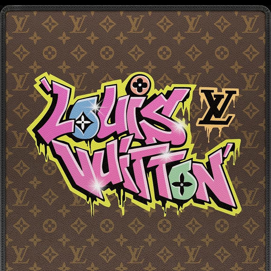 Lv Graff Mixed Media by Chris Navarro - Pixels