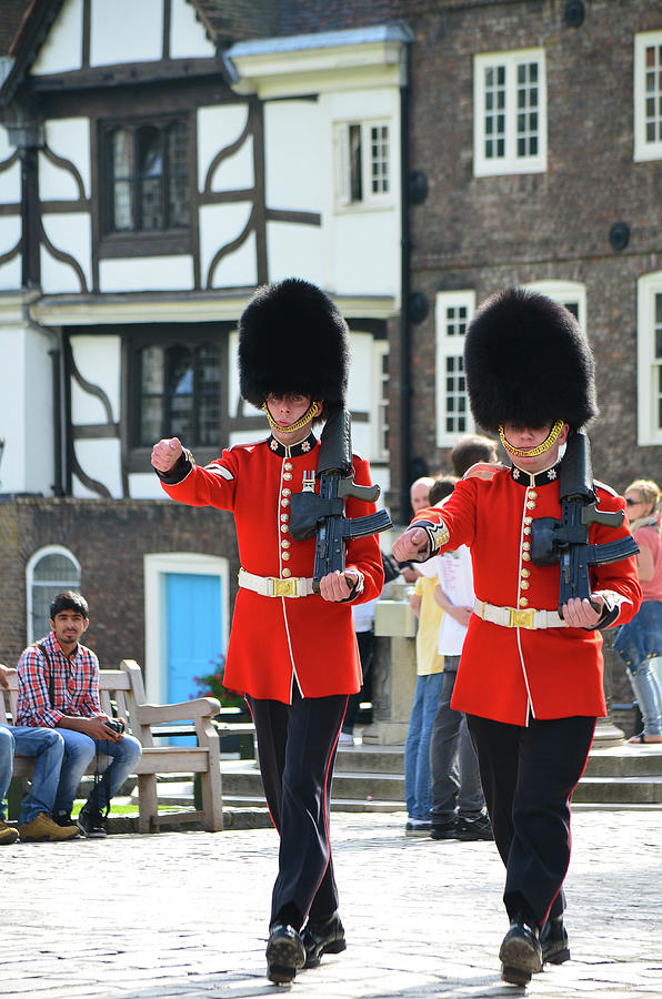 Marching Guards Photograph by Bob Cuthbert - Fine Art America