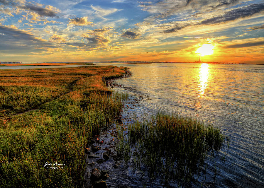 Marsh Sunset Photograph by John Loreaux - Fine Art America